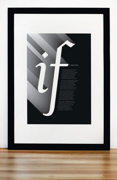 IF, Rudyard Kipling paper poster Classical (A3) – www.posterama.co