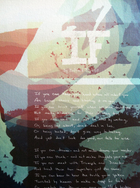 IF Rudyard Kipling poster Mountain – www.posterama.co